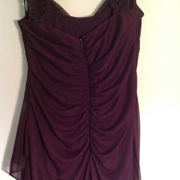 Dresses | Plum Lace Prom Dress | Poshmark